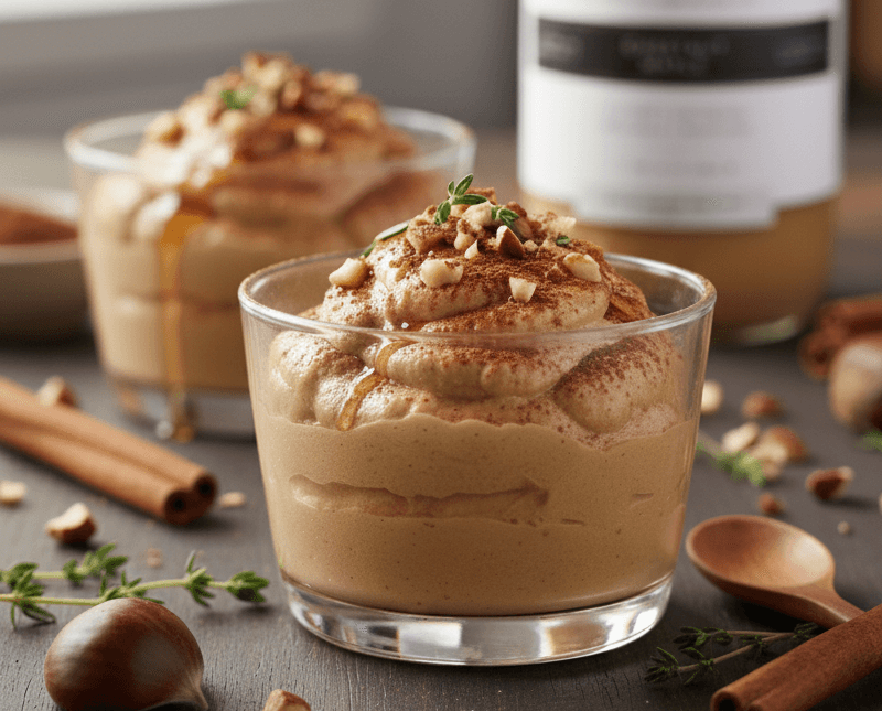Creamy Chestnut Maple Protein Mousse – High-Protein Vegan Dessert ...