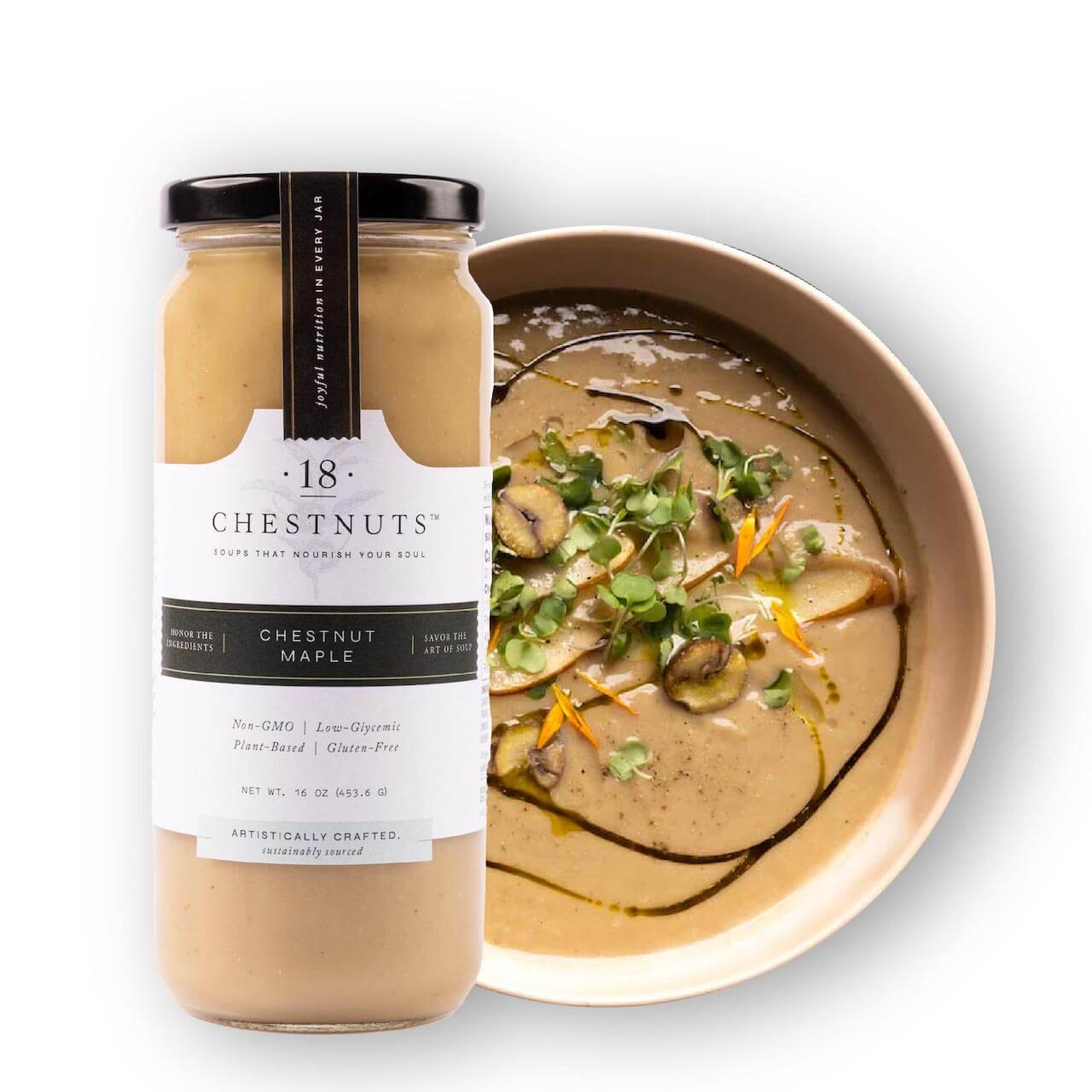 Chestnut Maple Soup: Delivery, Ingredients & Nutrition Facts – 18 CHESTNUTS